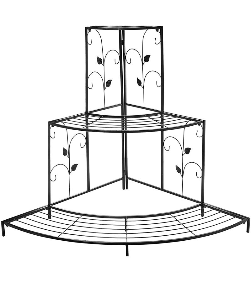 Metal 3 Tier Pot Stand - 70x30x25 Cm