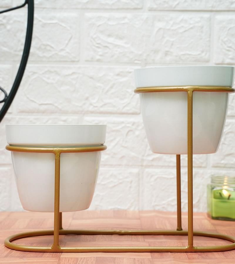 Buy Metal Planters Online | Decorative Metal Planters for Indoor Plants